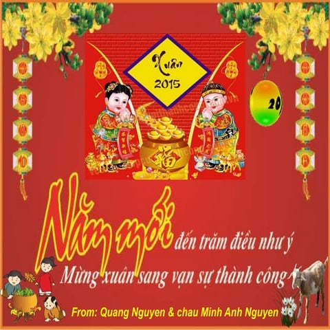 Chuc mung xuan moi 2015 At Mui | PPSX