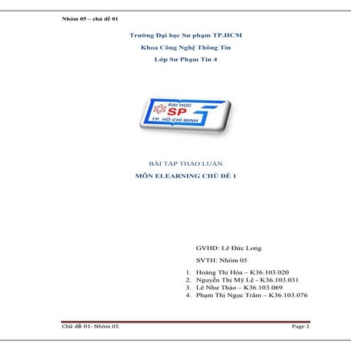 Chude01 nhom5 | PDF