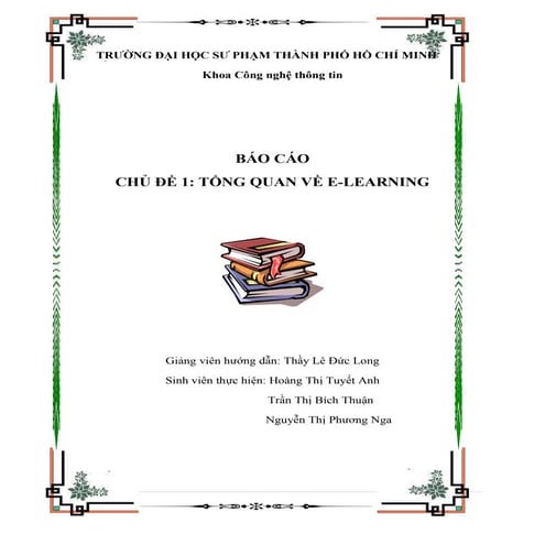 Chude1 elearning nhom1 | PDF