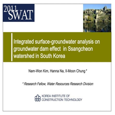 Integrated surface-groundwater analysis on groundwater | PDF
