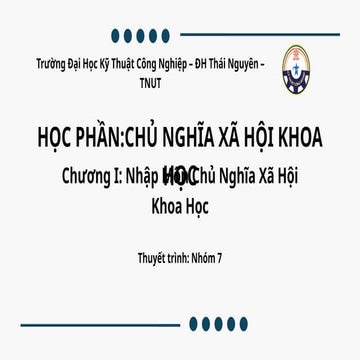 Chủ nghĩa xã hội khoa học - CHUONG 1.pptx