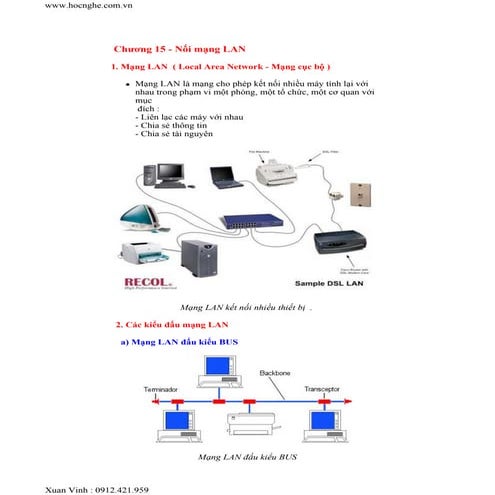 Xây Dựng Mạng LAN | PPT