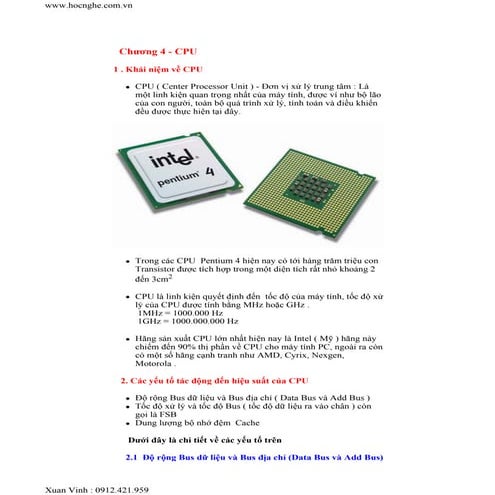 Chuong 4 cpu | PDF