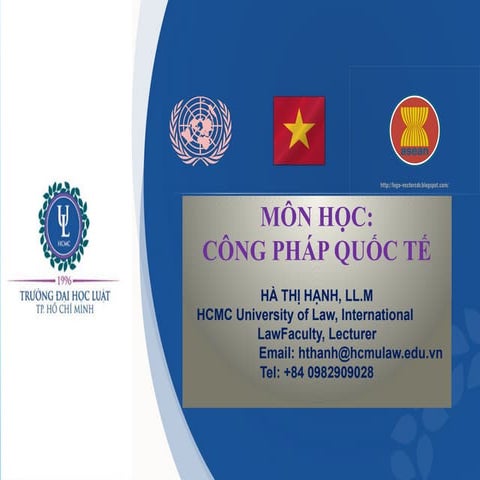 Chuong 1 Cong phap quoc te slide bai giang | PPTX