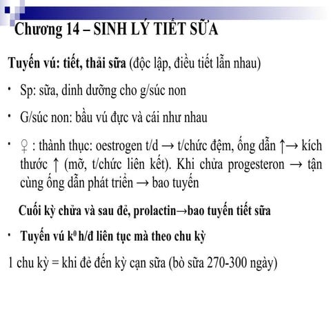 Chuong 14 tiet sua | PPT
