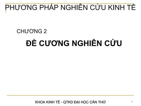HƯỚNG DẪN CÁCH LÀM VÀ CÁCH TRÌNH BÀY ĐỀ TÀI NGHIÊN CỨU KHOA HỌC | PDF