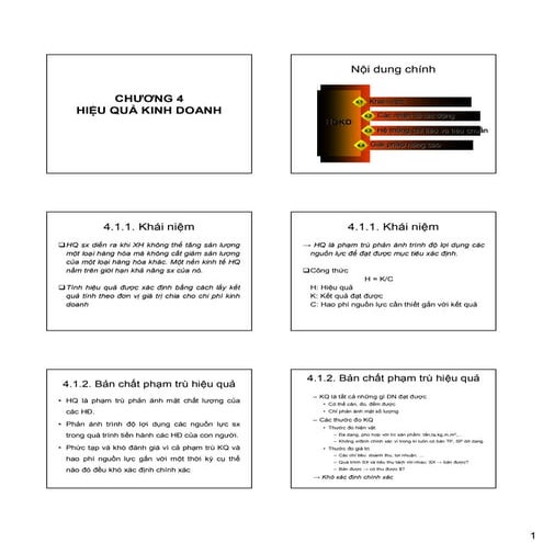 Chuong 4 hieu qua kd | PDF