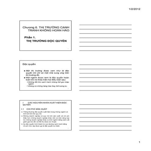 Kinh tế vi mô_Chuong 6 pdf.ppt