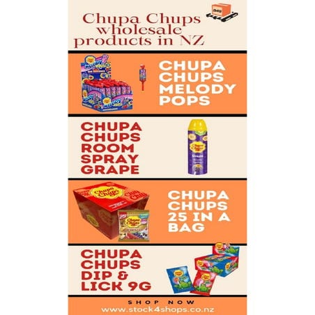 Stock4Shops: Your Premier Wholesale Supplier for Chupa Chups | PDF