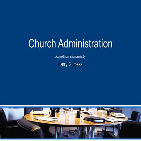 Church administration | PPT