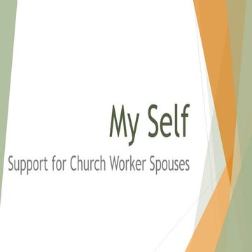 Church Worker - My Self | PPTX