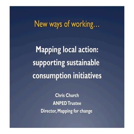 Mapping for sustainable consumption initiatives | PDF | Business ...