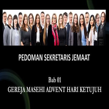 Church Clerk Guide Chapter 01 - The Seventh-day Adventist Church ...