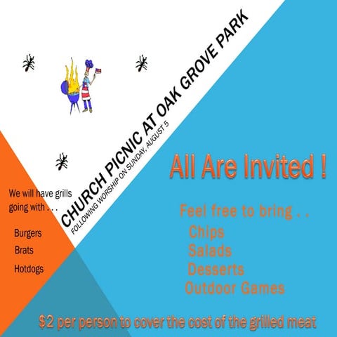 Church picnic at oak grove park | PPT