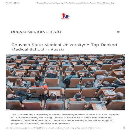 Chuvash State Medical University | PDF