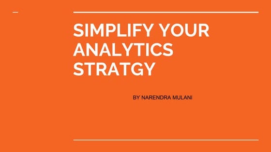 Simple data analytics | PPT