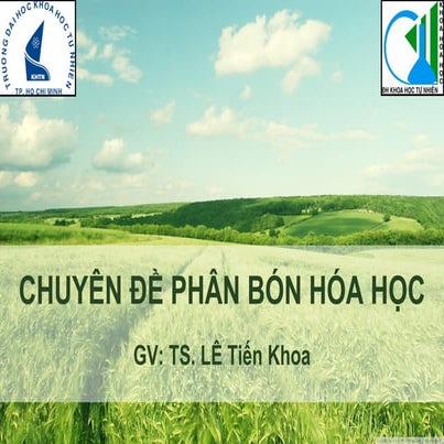 Hóa học ứng dụng chuyên đề phân bón hcmus.pdf