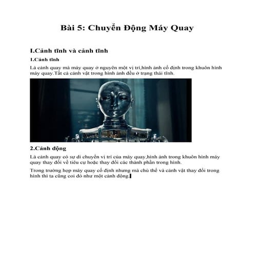 Chuyển động máy quay | DOC