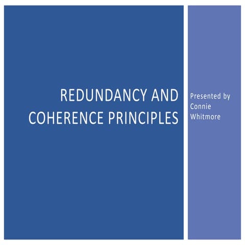 Redundancy principle | KEY