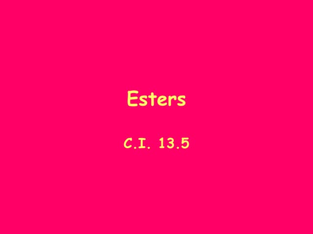 Chapter 7 ester | PDF