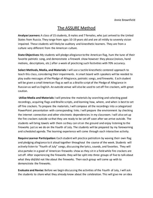 Assure assignment final | PDF