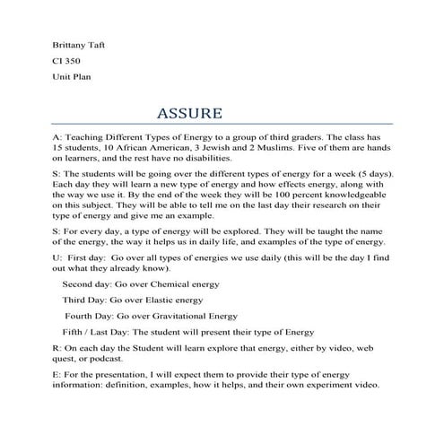 Ci350 assure method final | DOCX