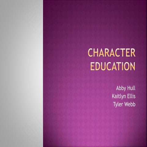 Ci 350 character education powerpoint (6) | PPT