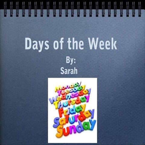MATH DAYS OF THE WEEK FOR GRADE ONE PUPILS | PPTX