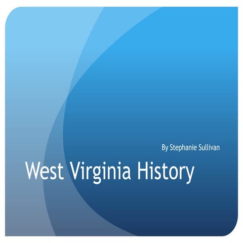West Virginia History Unit Plan | PPTX