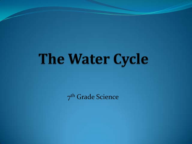 grade 3 water cycle | PPT