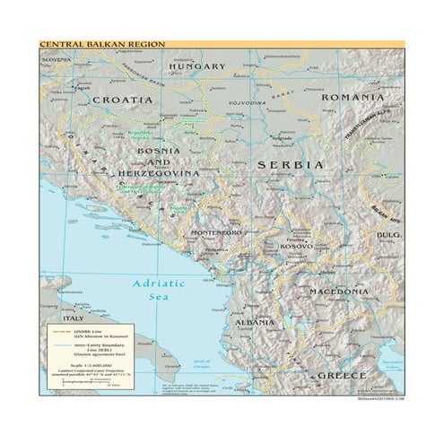 Cia World Factbook Reference Map South America