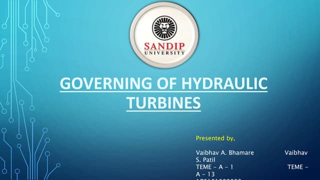 Turbine Governing System | PDF
