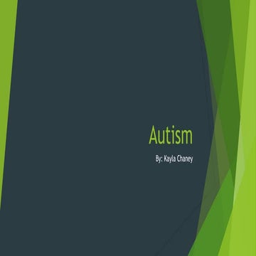 Autism | PPT