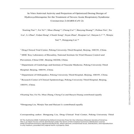 Ciaa237 | PDF | Infectious Diseases | Diseases and Conditions