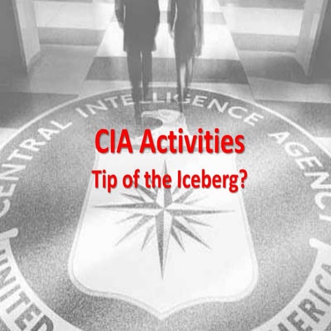 Cia activities | PPTX