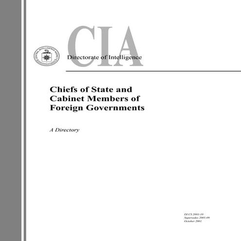 Cia document | PDF