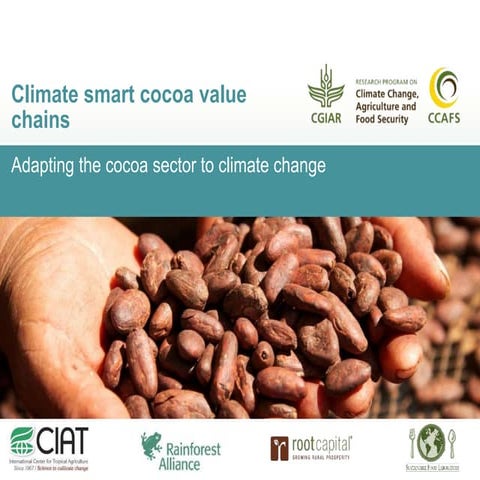 Climate smart cocoa value chains | PPTX
