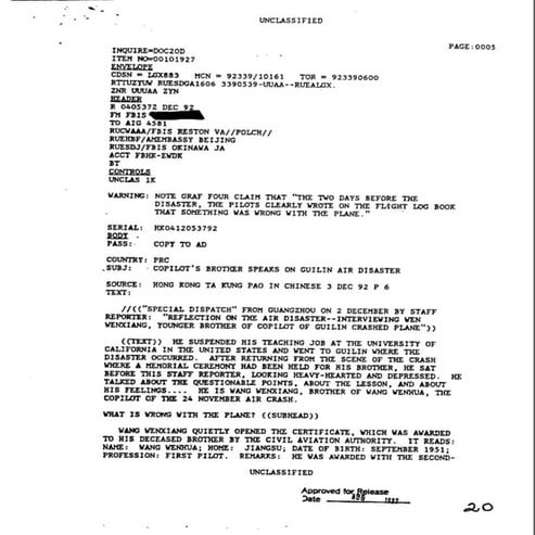 Cia ufo document 4 dec 1992 | PDF