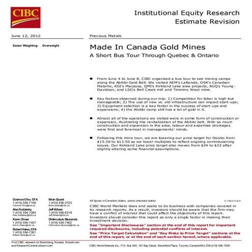 CIBC Made in Canada Report | PDF