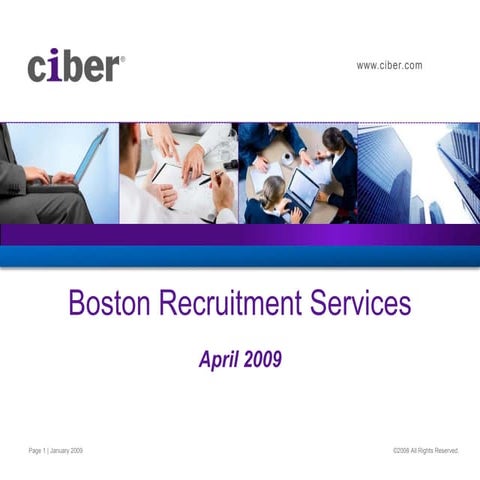 Ciber Boston Recruitment Services | PPTX