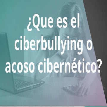 El ciberbullying | PPTX