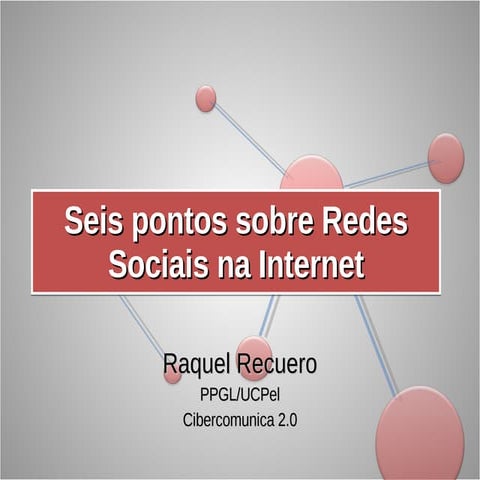 Redes Sociais e Comunicação | PPT