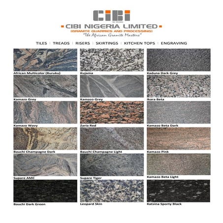 Cibi granite tiles | PDF