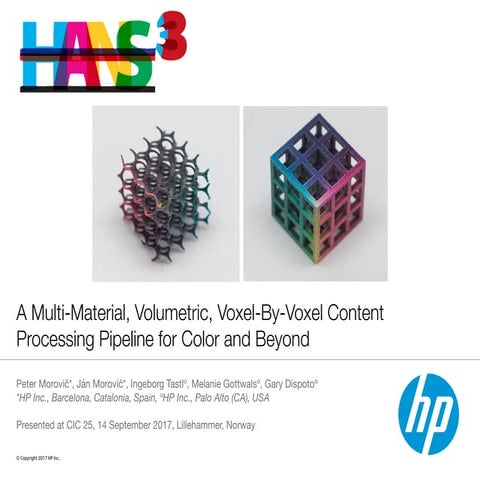 HANS3D: A Multi-Material, Volumetric, Voxel-By-Voxel Content Processing Pipeline for Color and ...