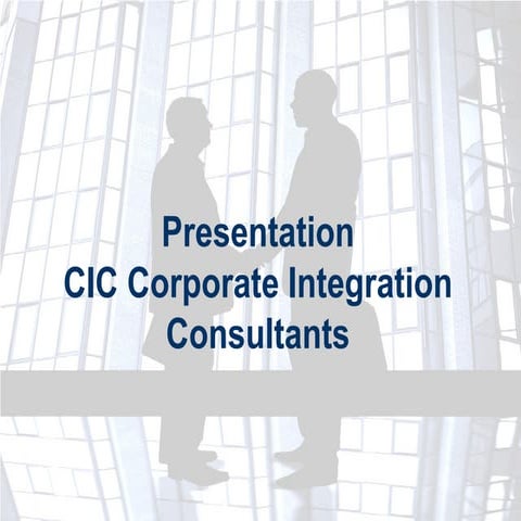 CIC company presentation | PPT