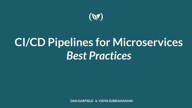 CICD Pipelines for Microservices Best Practices | PPT CICD Pipelines for Microservices Best Practices | PPT