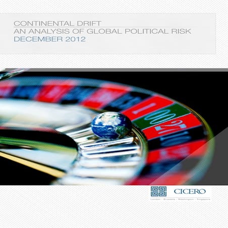 Continental Drift - An analysis of global political risk (2012) | PDF