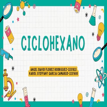 Todo respecto al ciclohexano presentación | PDF