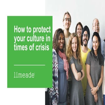How to Protect Your Culture in Times of Crisis | PPTX