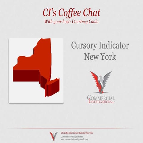 CI Cursory Indicator NY | PPT